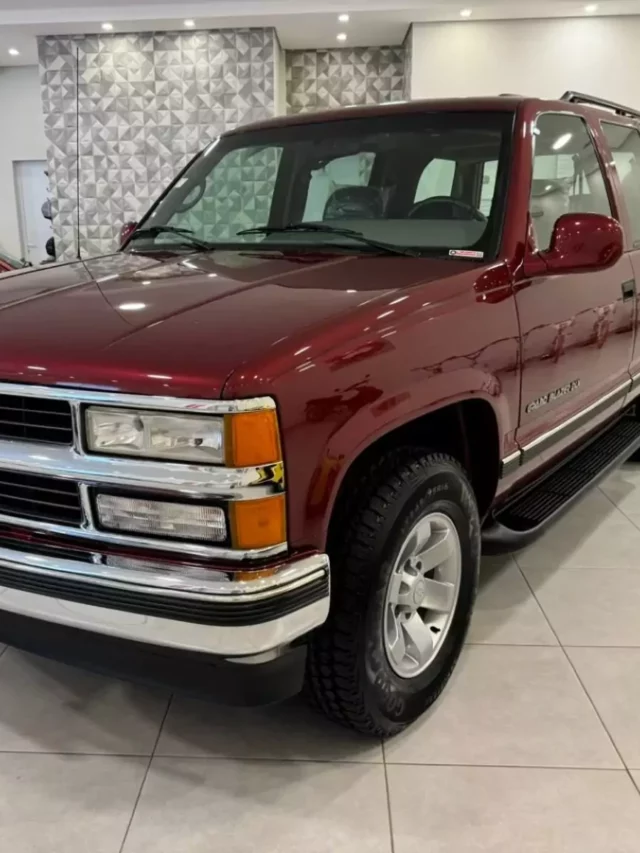 Chevy Grand Blazer: 25 Anos e Apenas 9 Mil Km Rodados - Planet Cars